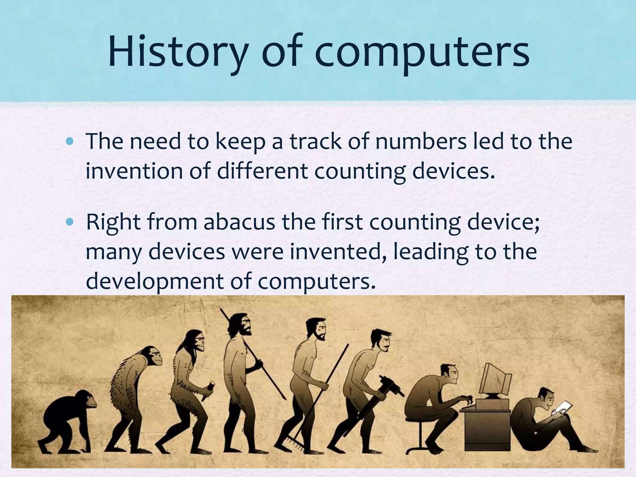 Evolution and generations of computers | PPTX