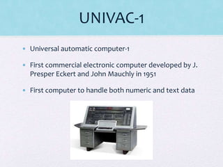 Evolution and generations of computers | PPTX