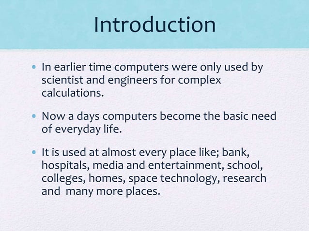Evolution and generations of computers | PPTX | Computing | Technology ...