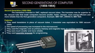 History and generation of a computer | PPT