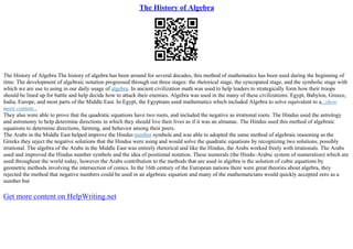 History And History Of Math | PPT