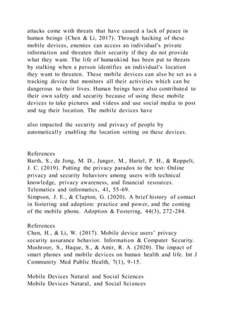 HISTORY AND HUMANITIES LENS ON MOBILE DEVICES 1 HISTORY A | DOCX