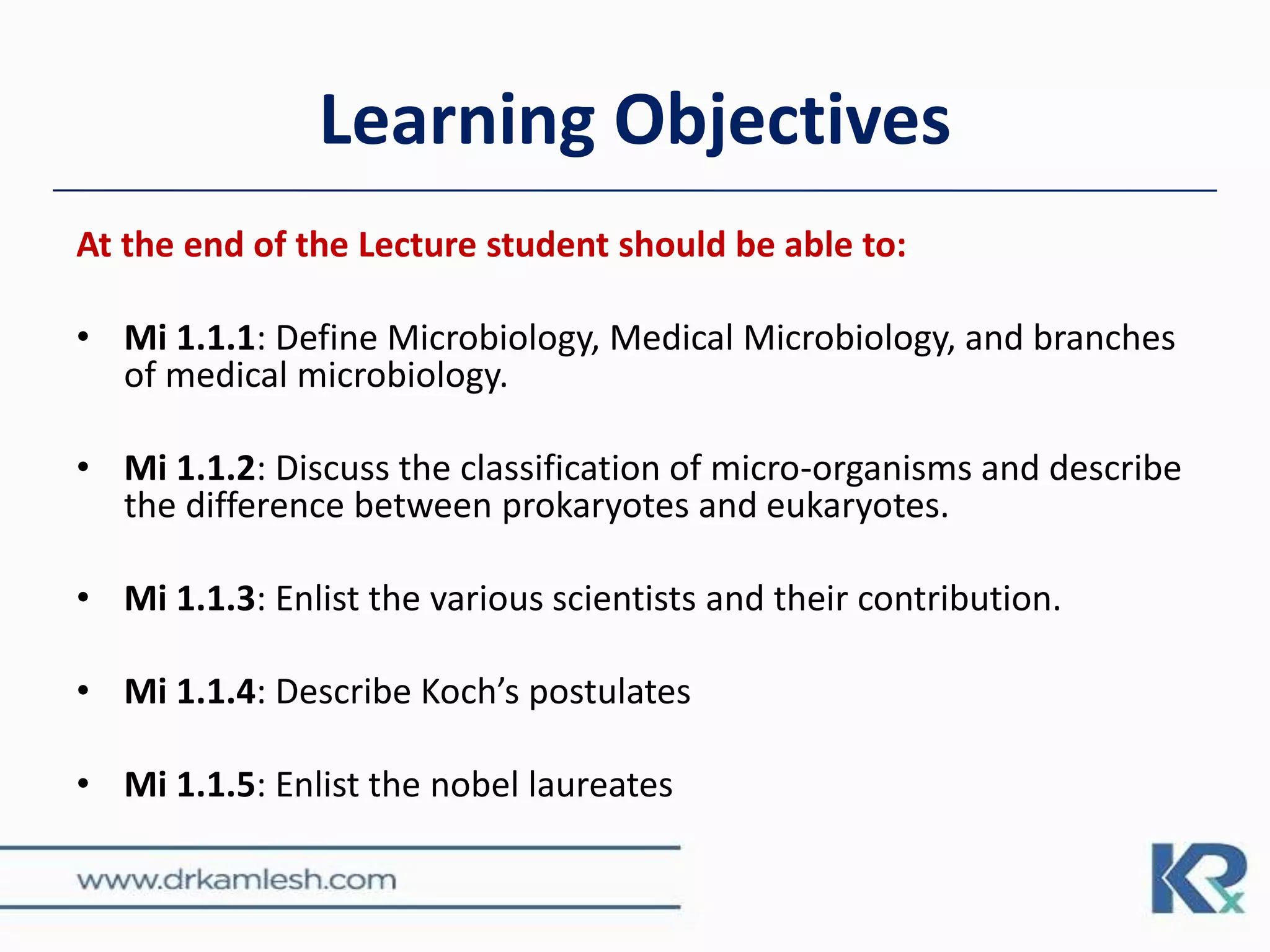 History And Introduction Microbiology Ppt