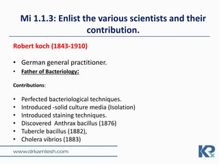 History and introduction microbiology | PPTX