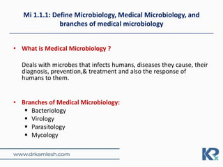 History and introduction microbiology | PPTX