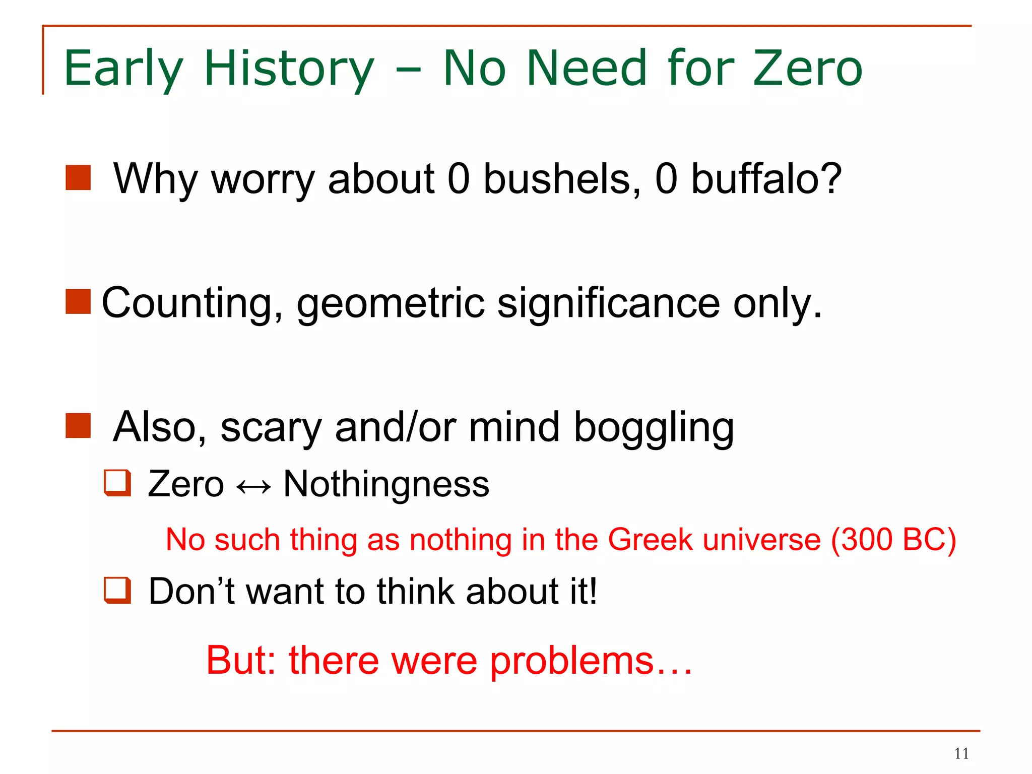 History and mystery of zero | PDF