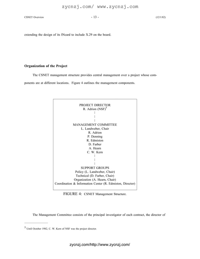 History and overview of csnet | PDF