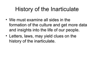 History and partisan scholarship | PPT