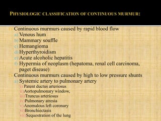 History and physical examination of congenital heart disease | PPTX