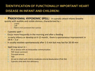 History and physical examination of congenital heart disease | PPTX