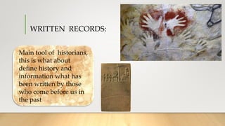 History and prehistory | PPTX