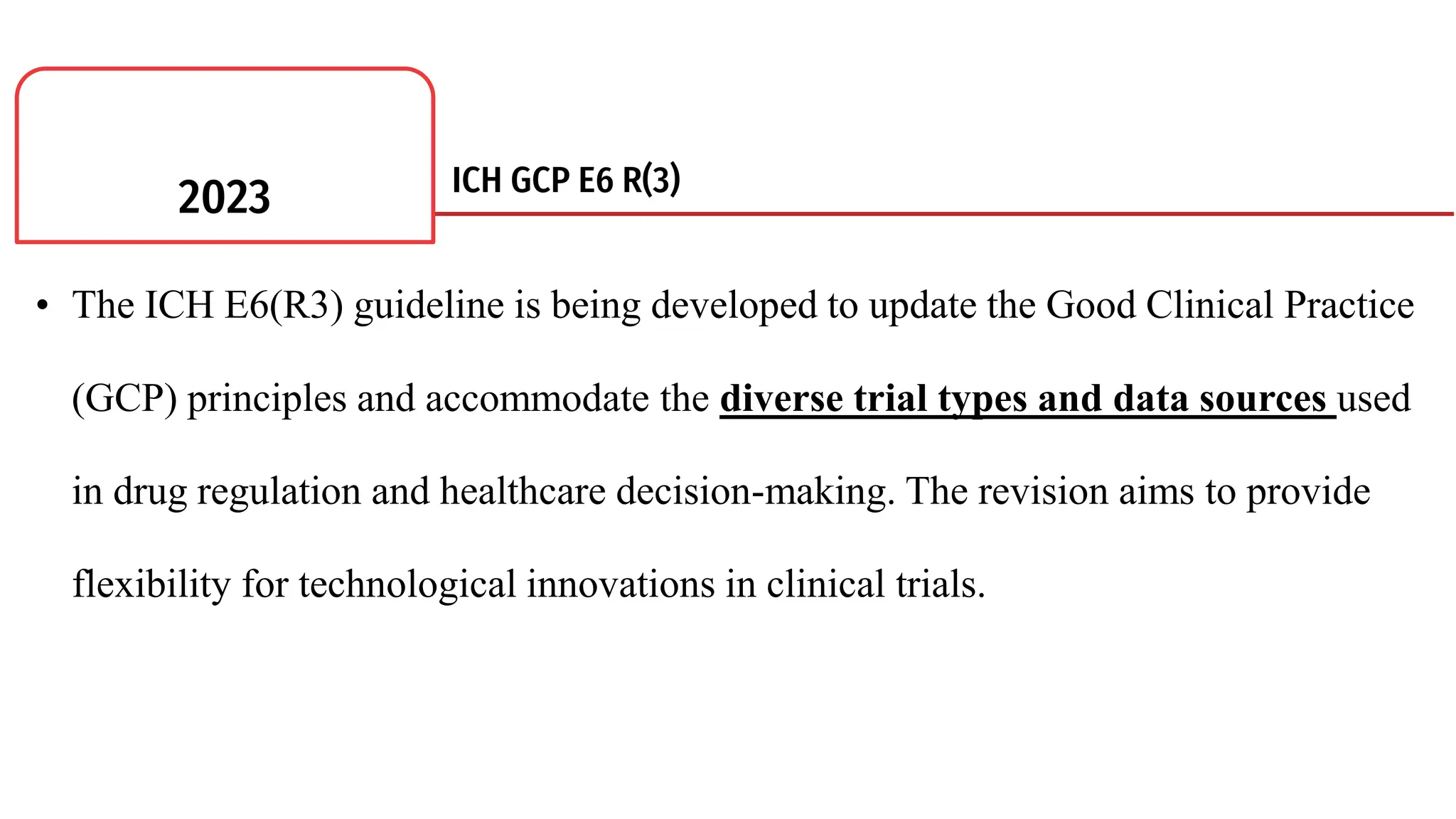 History and principles of ICH Good Clinical Practices (GCP) | PPTX