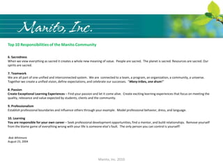 Manito History And Purpose | PPTX