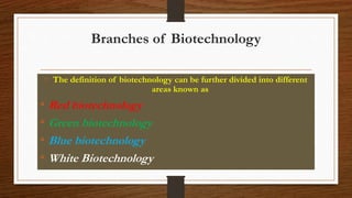 History and scope of biotechnology | PPTX