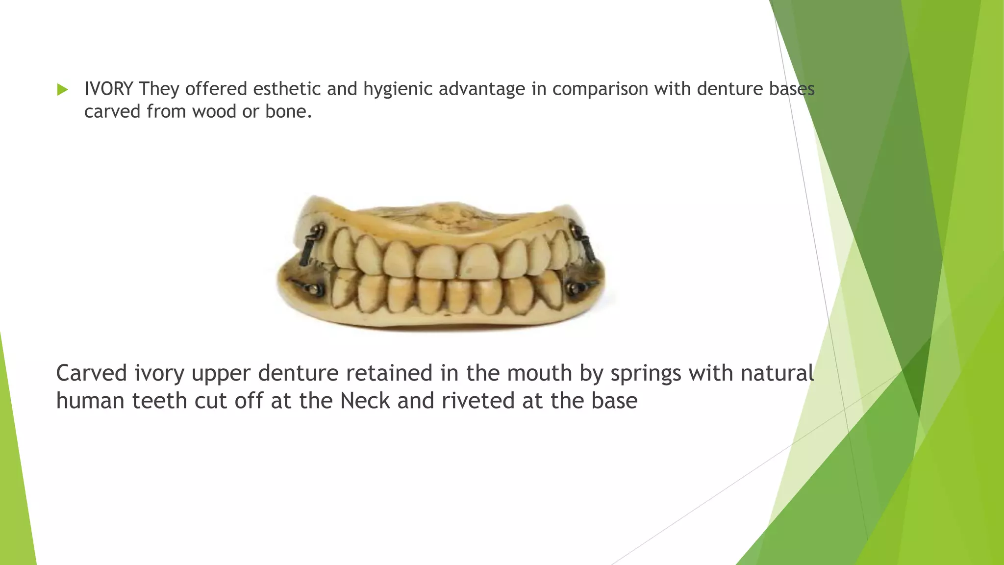 History and scope of prosthodontics | PPTX