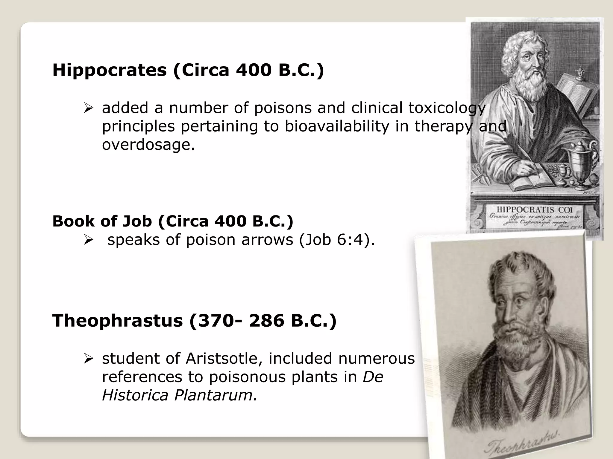 History and scope of toxicology | PPTX