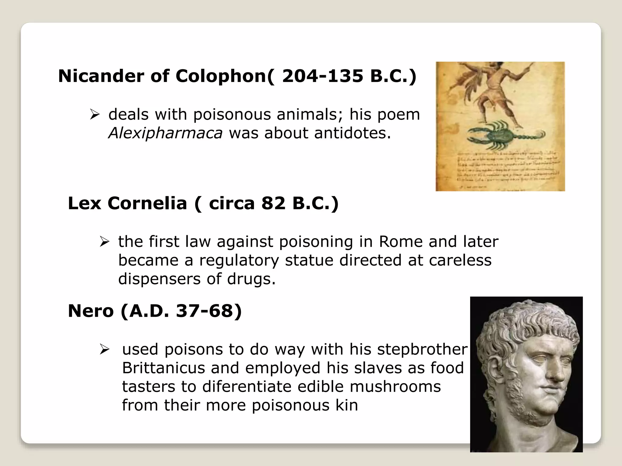 History and scope of toxicology | PPTX