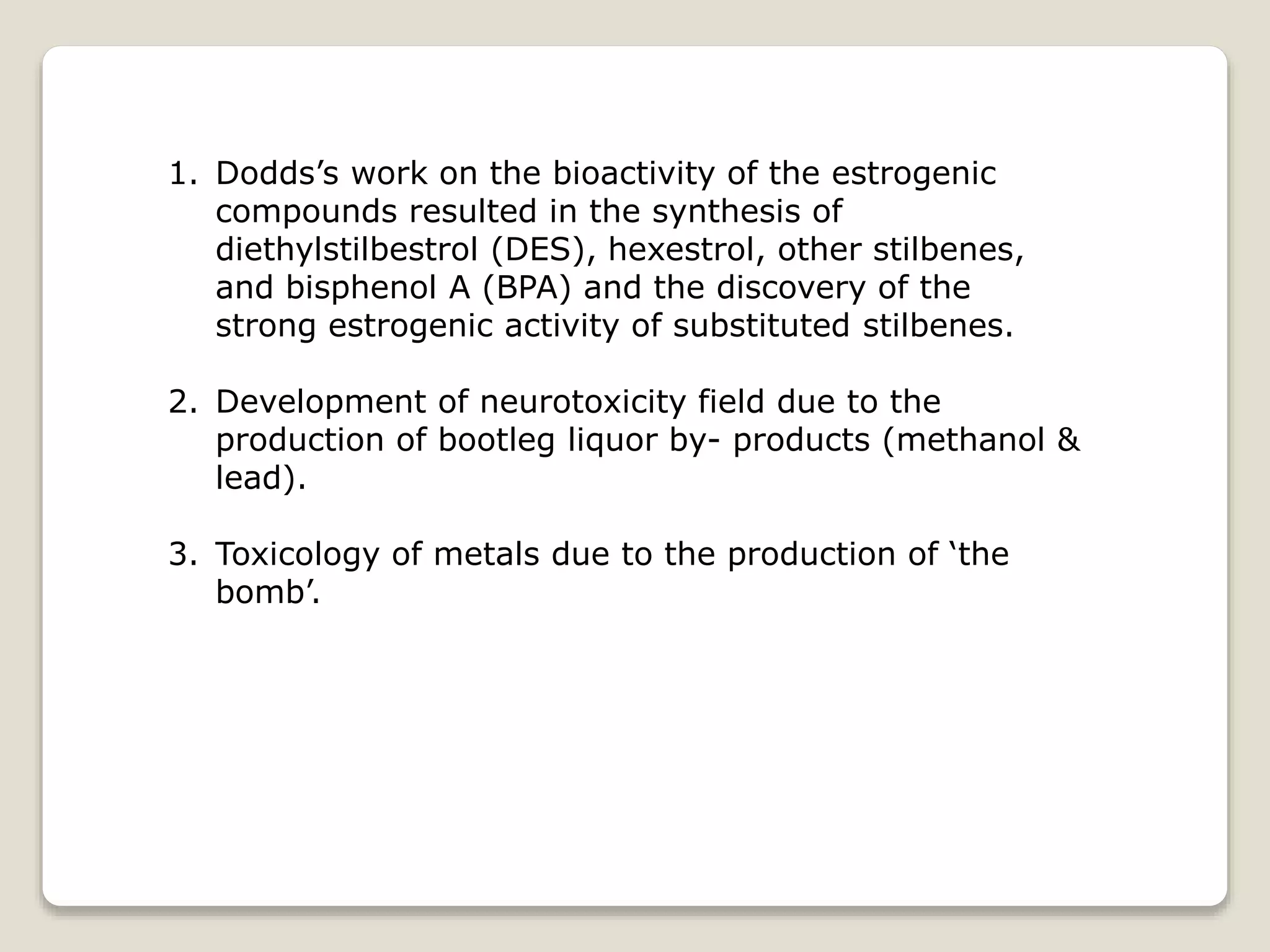 History and scope of toxicology | PPTX