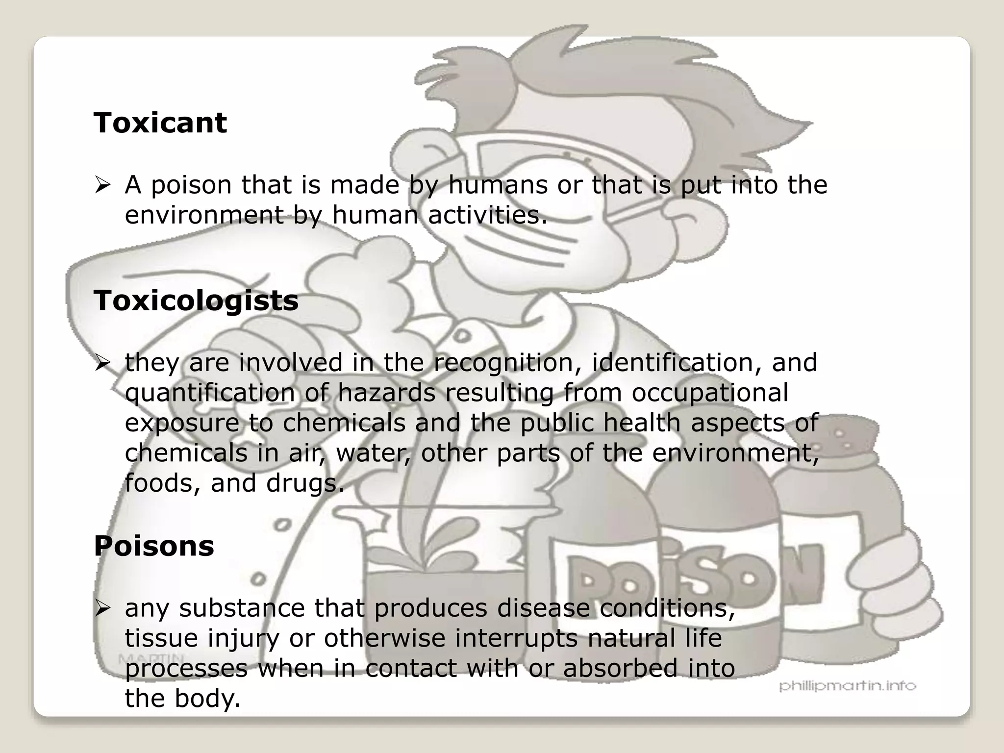 History and scope of toxicology | PPTX