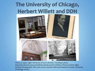 History and significance of the herbert l willett library | PPTX