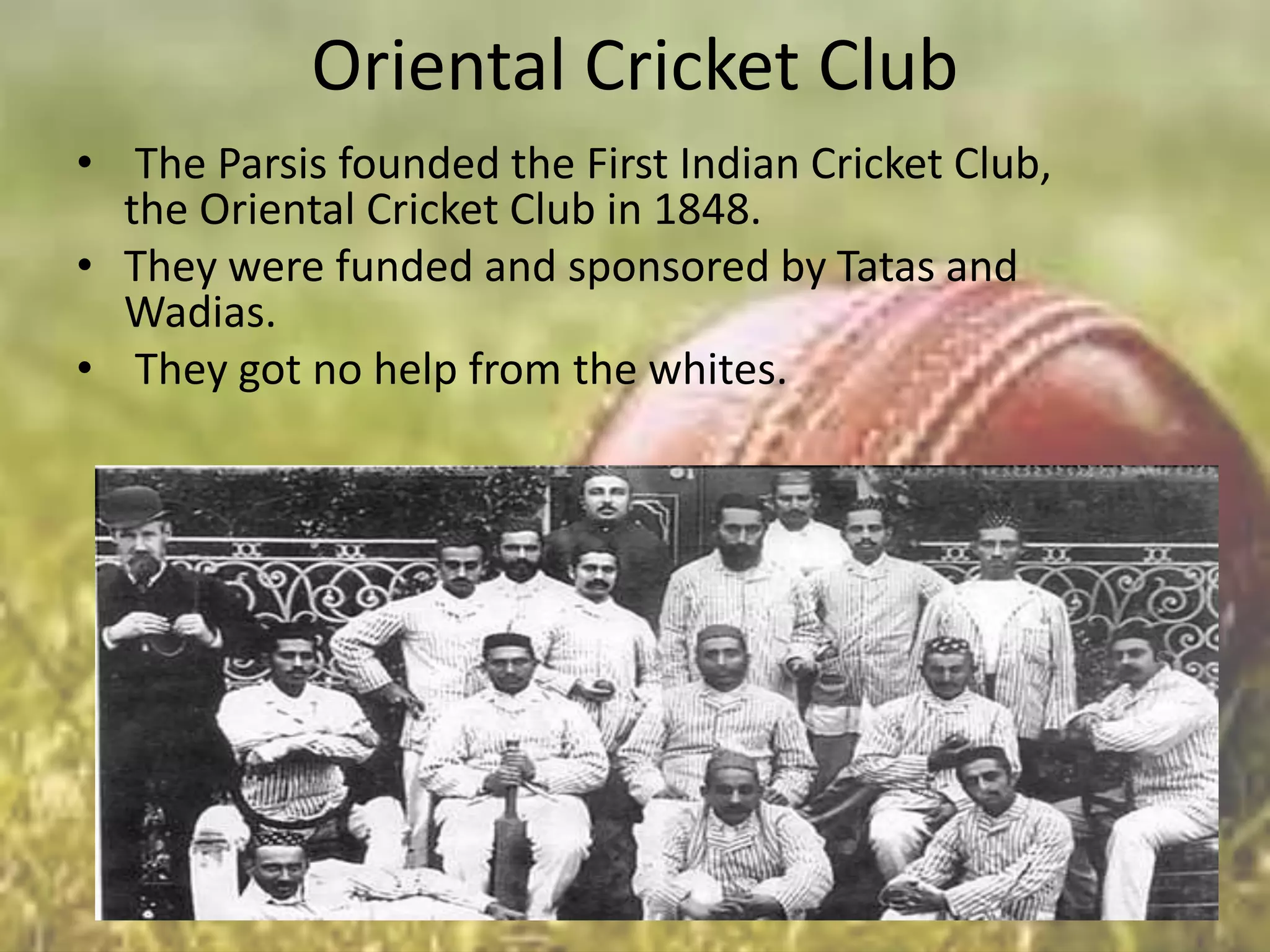 History of Cricket | PPTX