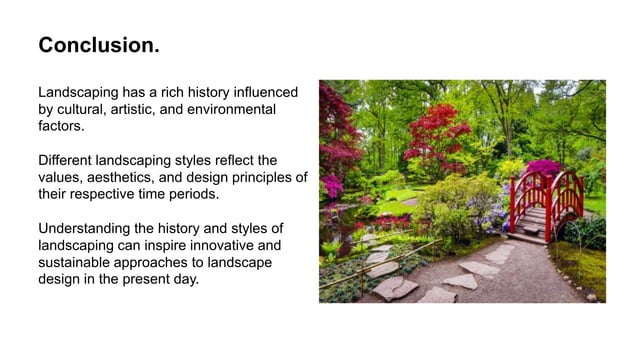 History And Style Of Landscaping.hfjg8uepptx | PPT