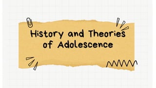 History and Theories of Adolescence Psychology | PPT