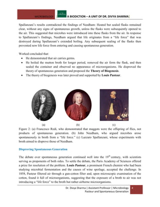 History of Microbiology and Pasteur's Experiment: Theory of Spontaneous ...