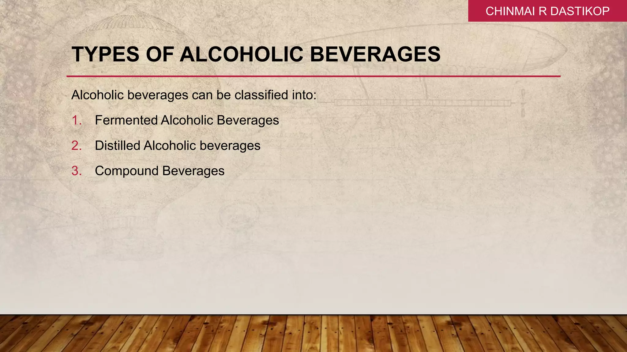 History and types of beverages | PPTX