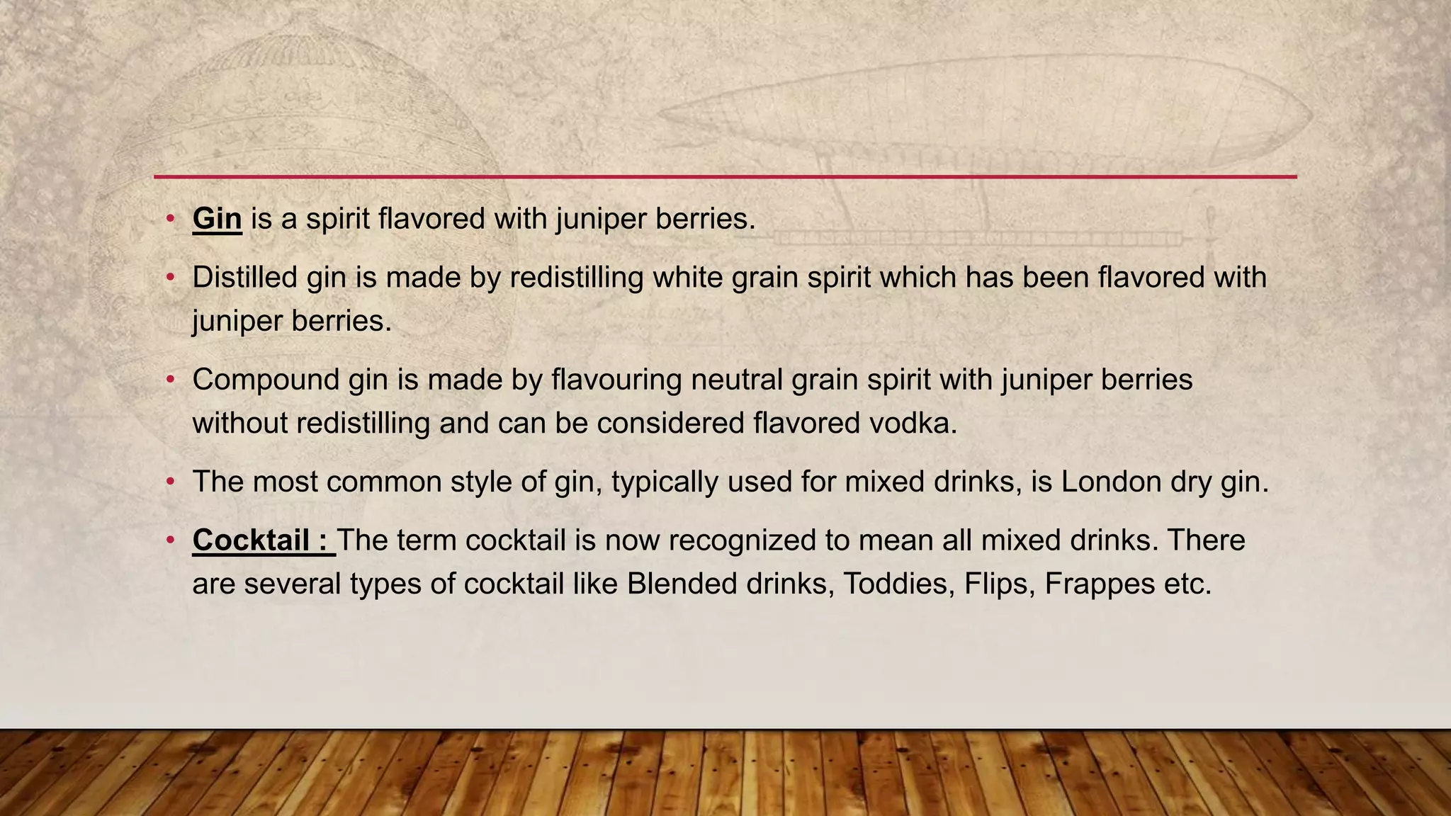 History and types of beverages | PPTX