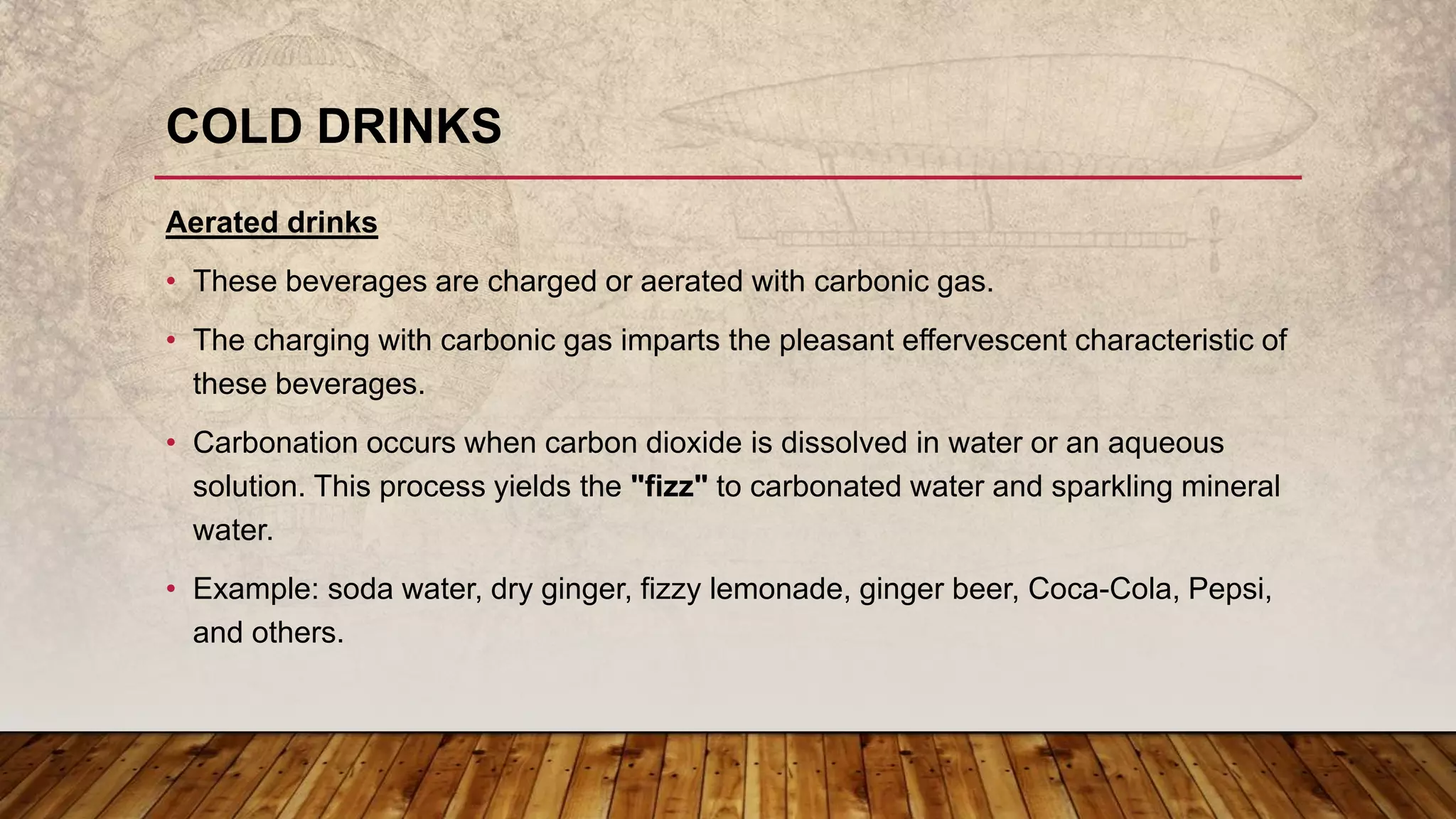 History and types of beverages | PPTX