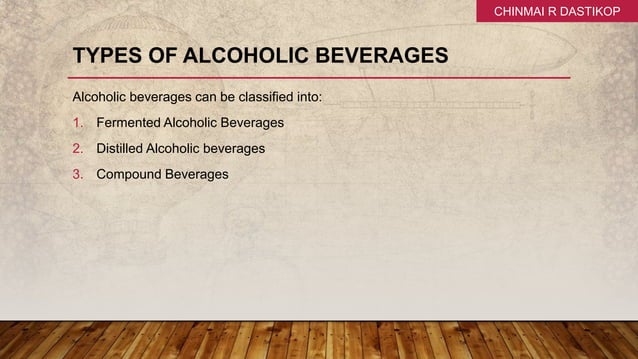 History and types of beverages | PPTX