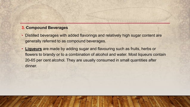 History and types of beverages | PPTX