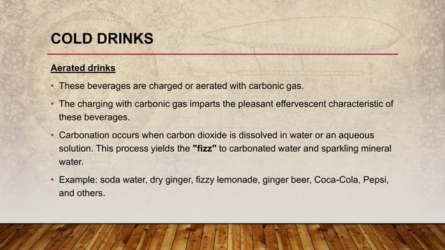 History and types of beverages | PPTX