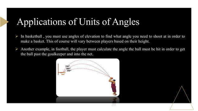 History & Applications of units of angles | PPTX