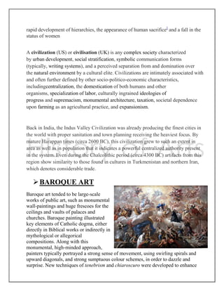 History of art ,how art is important in past | PDF