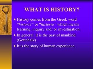 History as a discipline | PPT