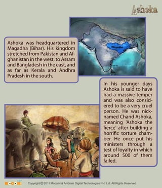 Ashoka the Great - Kings of India – Mocomi.com
