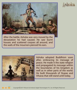 Ashoka the Great - Kings of India – Mocomi.com