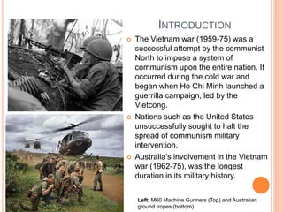Australia’s involvement in the Vietnam War | PPTX