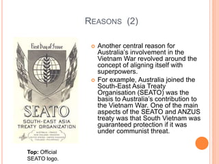 Australia’s involvement in the Vietnam War | PPTX