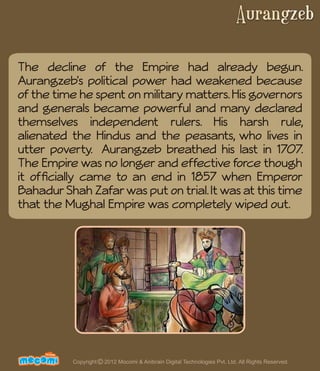Aurangzeb - The Mughal Emperor - History India – Mocomi.com