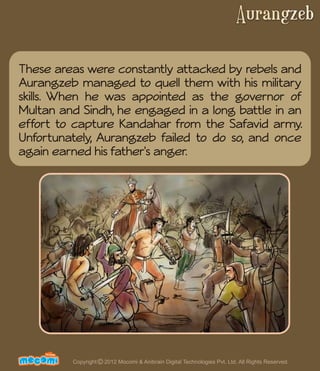 Aurangzeb - The Mughal Emperor - History India – Mocomi.com