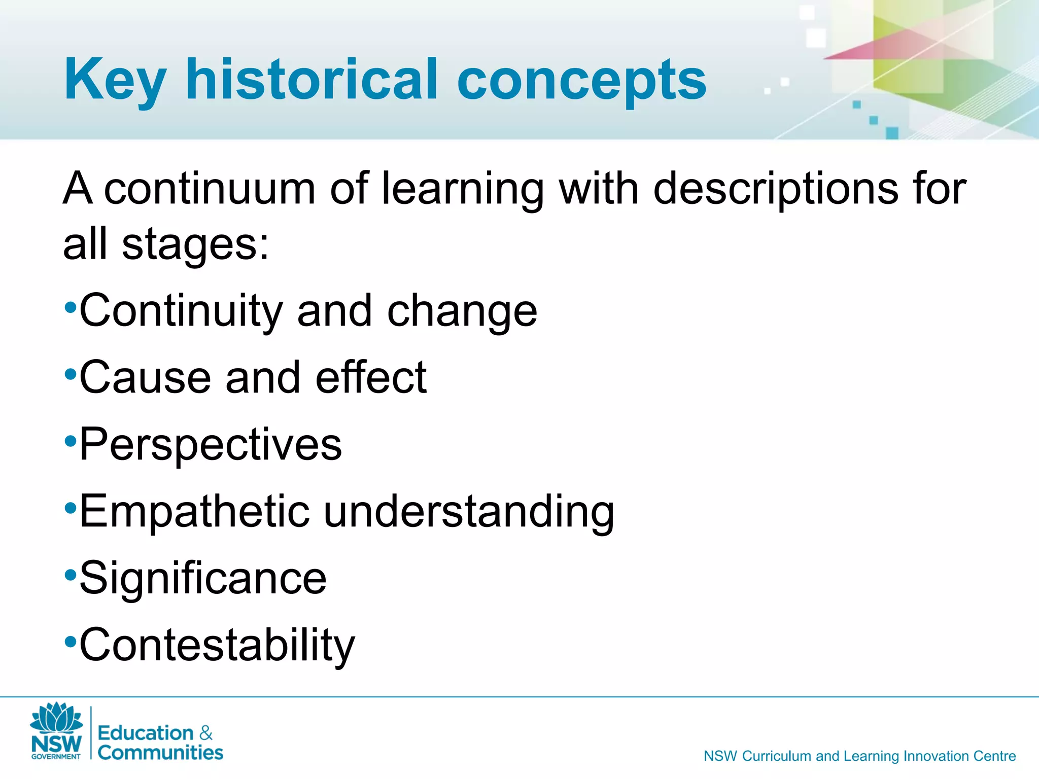 History australian curriculum sws | PPT