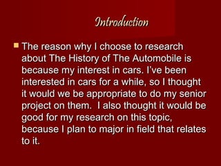 History automobile07 | PPT