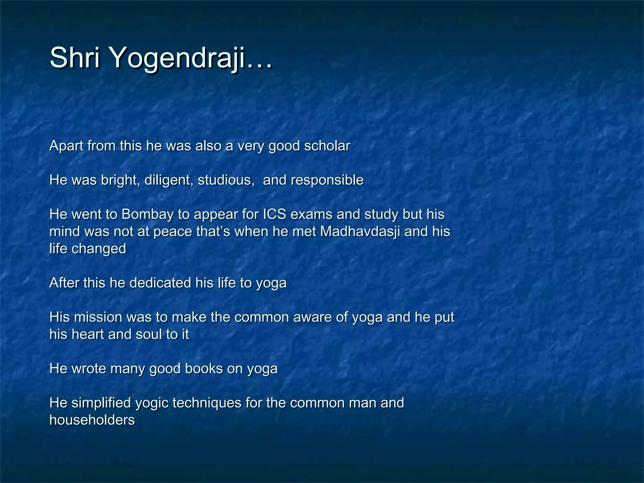 History & background of yoga | PPT