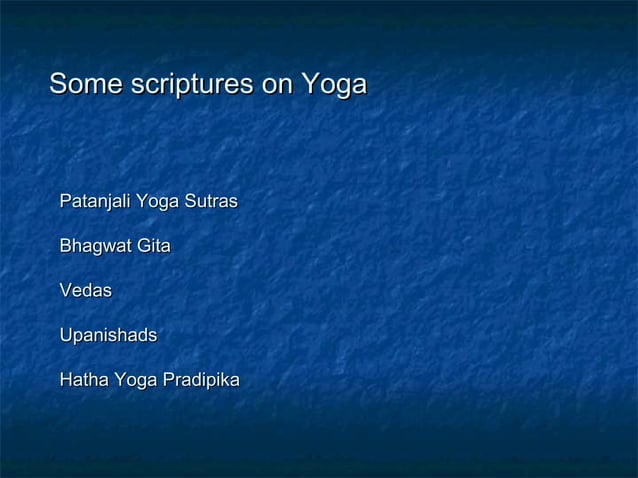 History & background of yoga | PPT | Hinduism | Religion & Spirituality