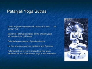 History & background of yoga | PPT