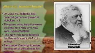 Lesson 2. History of Baseball P.E. 2nd quarter | PPTX