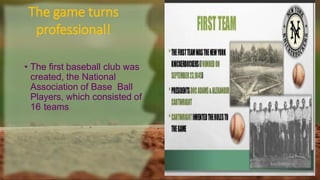 Lesson 2. History of Baseball P.E. 2nd quarter | PPTX